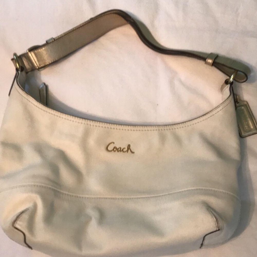 Coach Cream Colored Hobo Bag - Gem